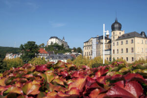 Die Stadt Greiz in Thüringen