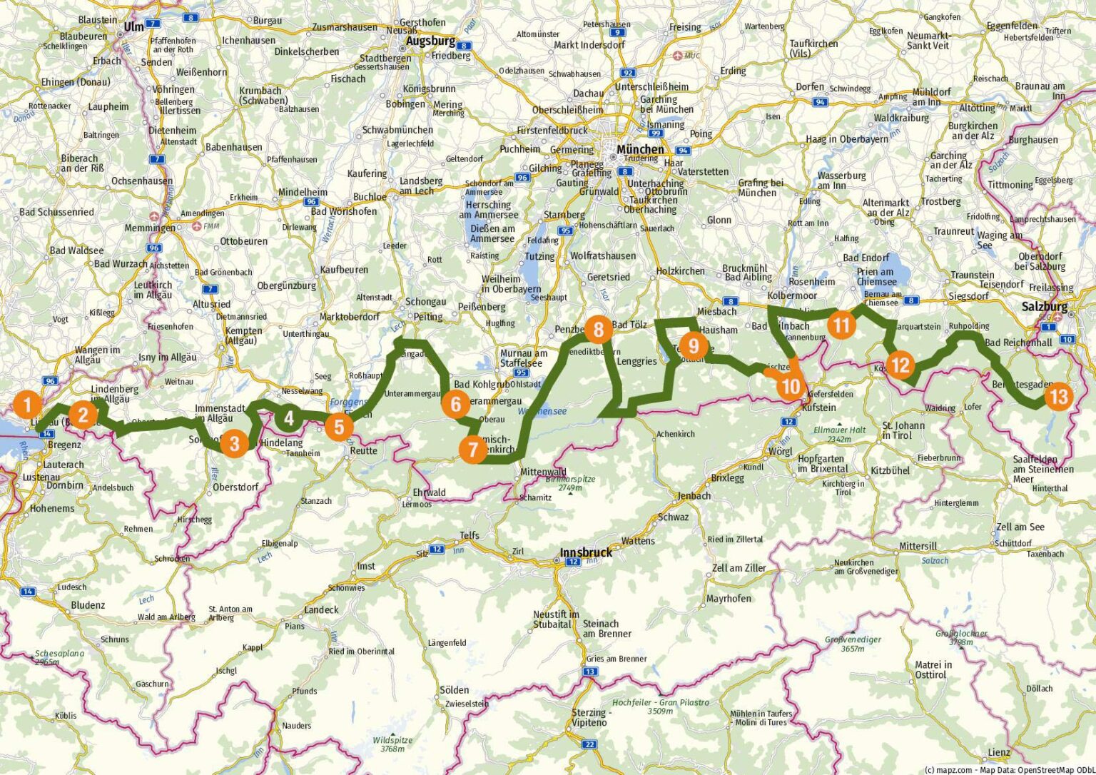 Die Deutsche Alpenstraße